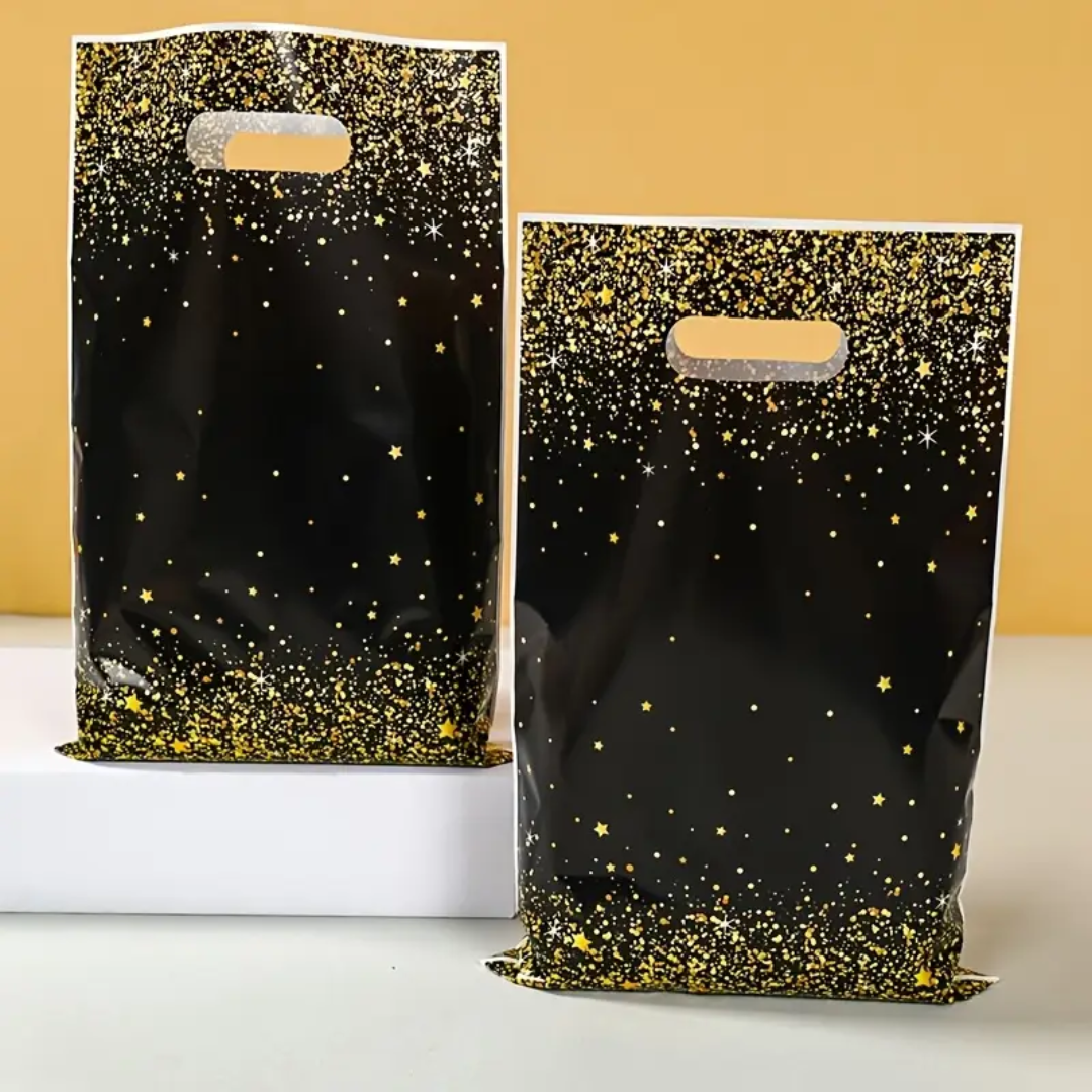 Black and gold Candy Bag – Party Supplies